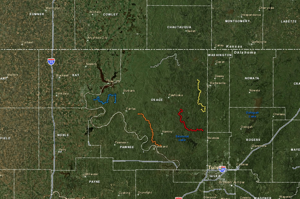 Osage County Bird Routes | Data Basin