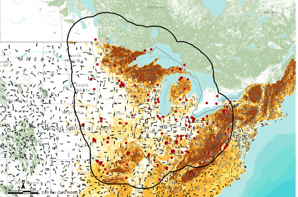 Midwestern Landbird Monitoring (Ovenbird) | Data Basin