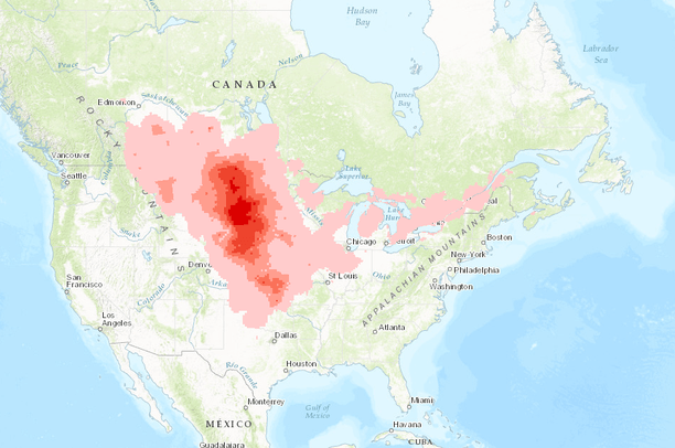 Relative Abundance of Breeding Upland Sandpipers in the US and Canada ...