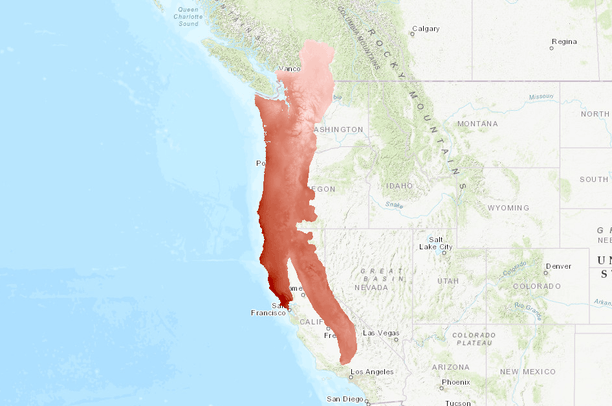 Isothermality, 1960-1990, 10km-2 moving window, 90m | Data Basin