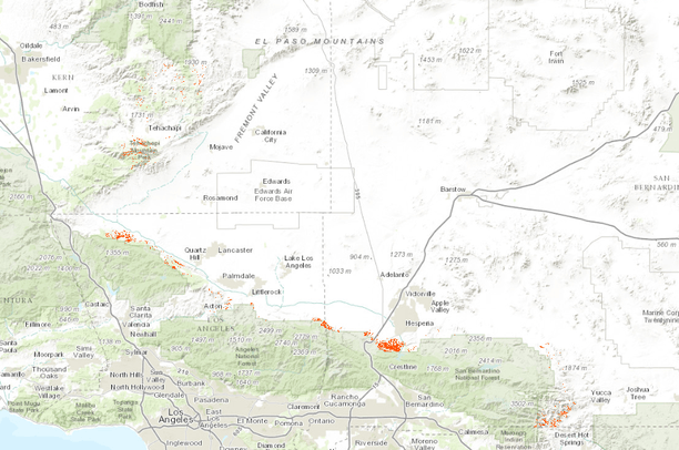 Californian Xeric Chaparral - Natural Community Distribution, DRECP ...