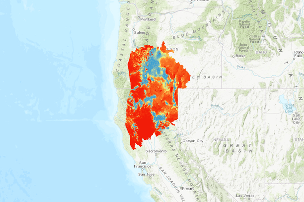 Resistance Surface, Pacific Marten | Data Basin