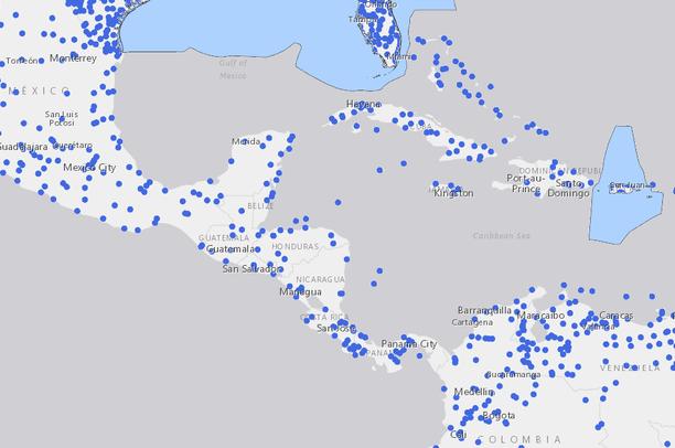 Cruise Line Ports compared to USCG Boundary | Data Basin