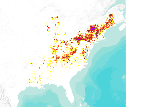 Eastern United States Climate Change Tree Atlas - Suitable habitat for ...