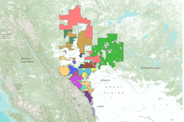 Provincial Forest Tenures - Forest Management Areas (draft) | Data Basin