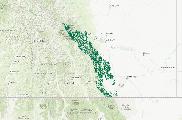 Native Habitat Patches Greater than 5km2 | Data Basin