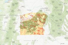 WUI wildfire oregon | Data Basin