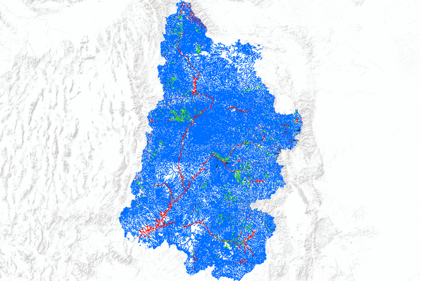 Hydrography (flowlines) for the Upper Colorado region | Data Basin