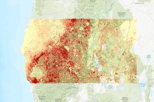 WUI wildfire oregon | Data Basin