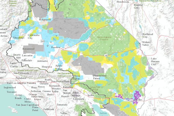 DRECP FEIS conservation around JOTR, MOJA, OLSP | Data Basin