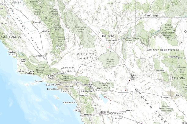 Study Area Lands on BLM Land, Alt. 1 | Data Basin