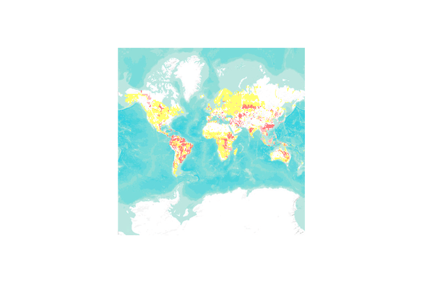 Percent clay in deep soil horizons for the world | Data Basin