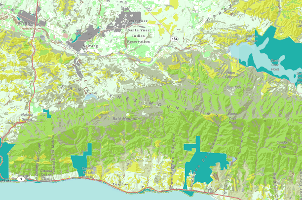 Natural Habitat and Government Reservations | Data Basin