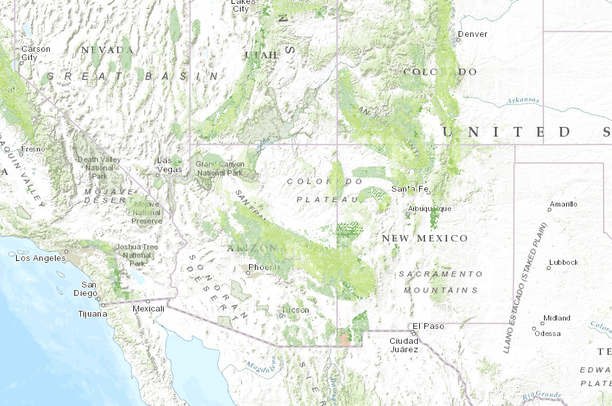 Flammulated Owl Habitat and Conservation Lands | Data Basin