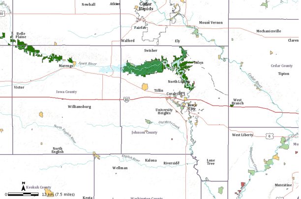 Johnson County Protected Areas | Data Basin