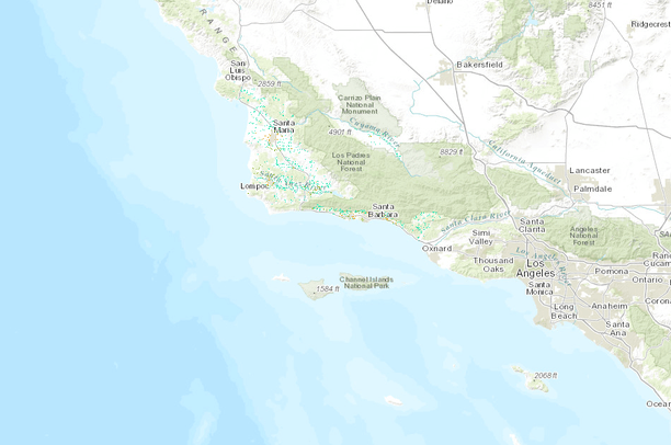 Urban, Ag, and Wildland Interface Areas - Santa Barbara County | Data Basin