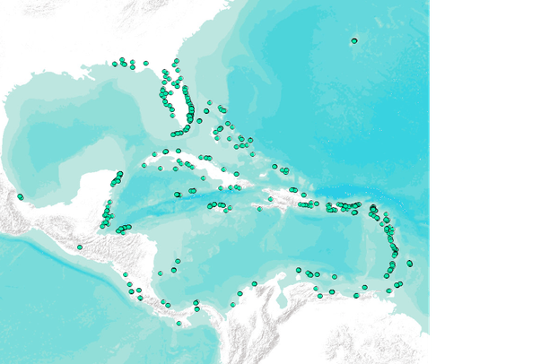 Caribbean dive tourism centres | Data Basin