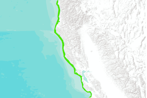 Surf smelt (Hypomesus pretiosus) distribution in California as of 2002 ...
