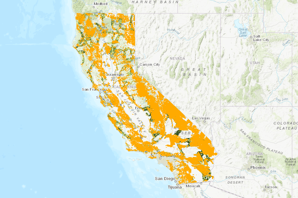 Landscape Condition of Essential Connectivity Areas, CA | Data Basin