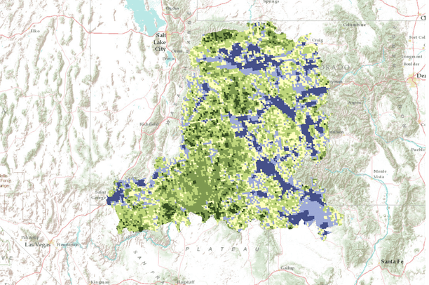4KM Results: Current Terrestrial Landscape Intactness in the Colorado ...
