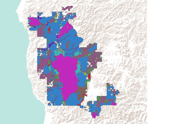 Siskiyou National Forest, USA - Land Resource Management Planning Areas ...
