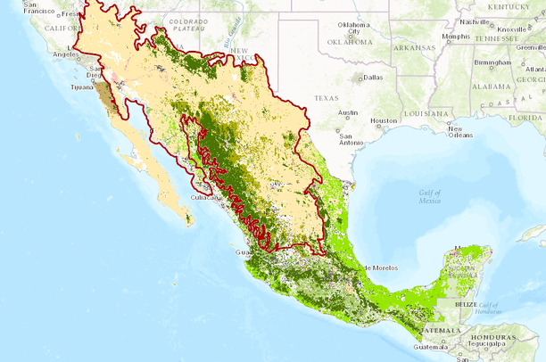 Map of Desert LCC Grasslands | Data Basin