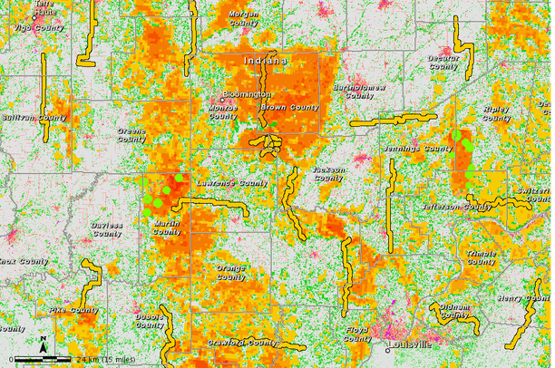 Wood Thrush MAPS model - BBS | Data Basin
