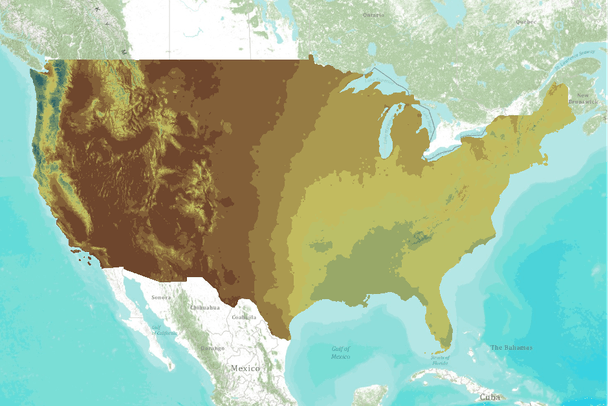 United States Average Monthly or Annual Precipitation, 1971 - 2000 ...