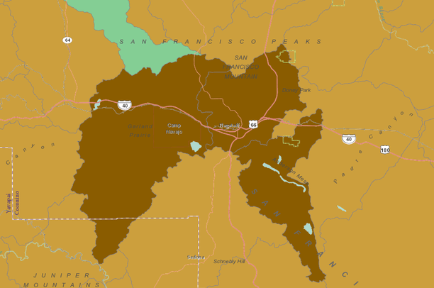 Projected majority vegetation of Arizona and New Mexico | Data Basin