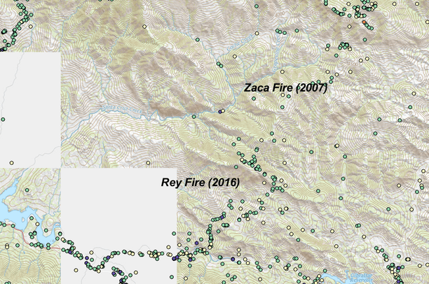 Zaca and Rey Fire Overlap | Data Basin