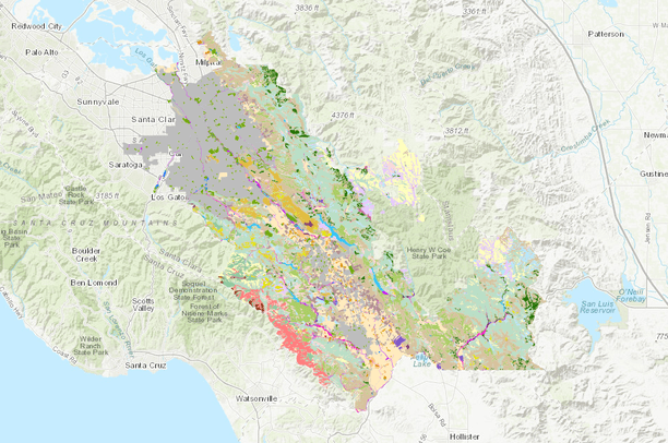 Santa Clara County, CA Habitat Plan Land Cover | Data Basin