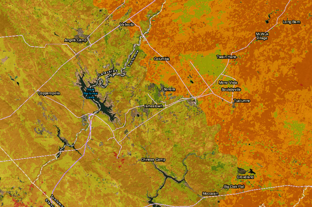 Tuolumne County Fire Resilience planning data layers in DB | Data Basin