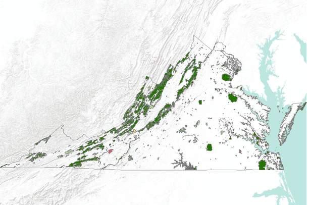 Protected Areas - Virginia, May 2010 | Data Basin