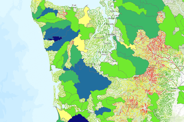 Chinook populations and climate change | Data Basin