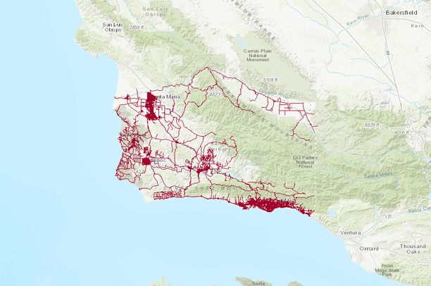 Countywide Street Centerline, Santa Barbara County | SBC Atlas