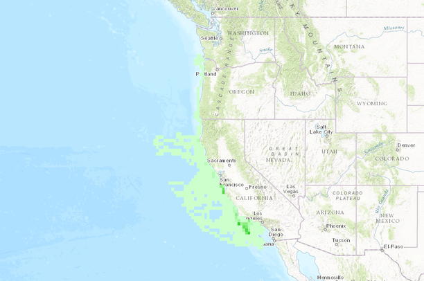 California Sea Lion Utilization Distribution, California Current | Data ...