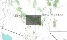 CSIRO A2 simulated vegetation - Apache Sitgreaves, USA | Data Basin