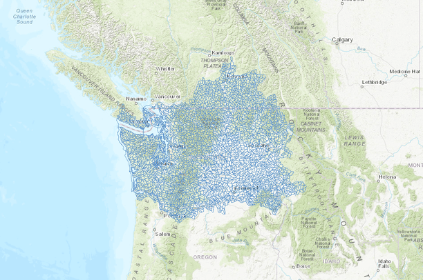 Washington 6th Level HUC Watersheds | Data Basin