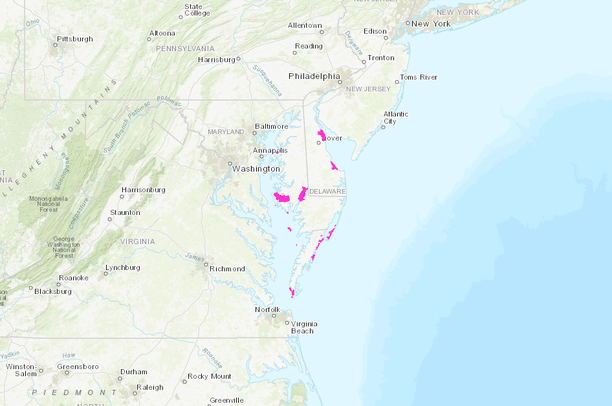 Approved Refuge Boundaries on Delmarva | Data Basin
