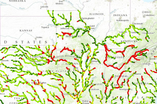 Risk of Flow Alteration from Artificial Waterbodies in Local Catchments ...