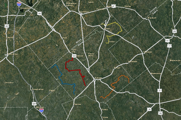 Bird Survey Locations in Karnes County TX | Data Basin