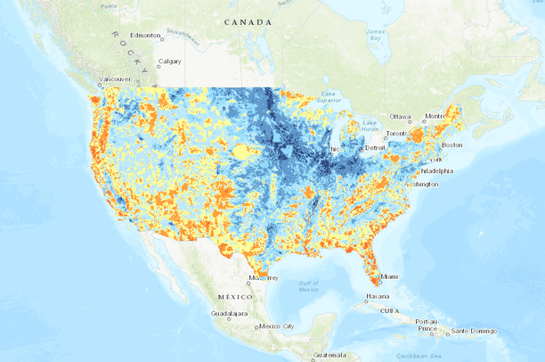Ecological Value of the USA Watersheds, EEMS | Data Basin