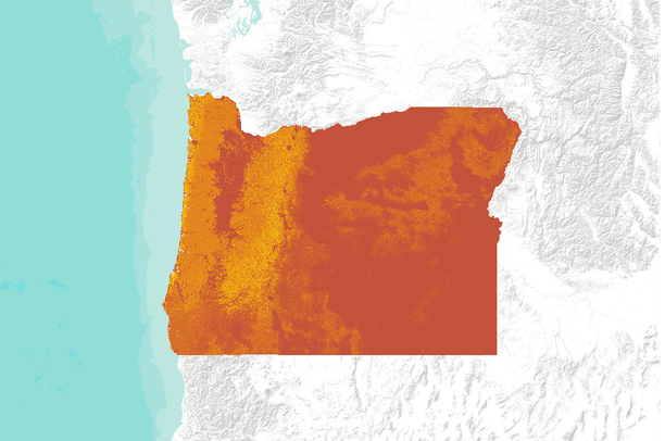 Aboveground dead forest biomass (Mg C/ha) for Oregon, USA | Data Basin