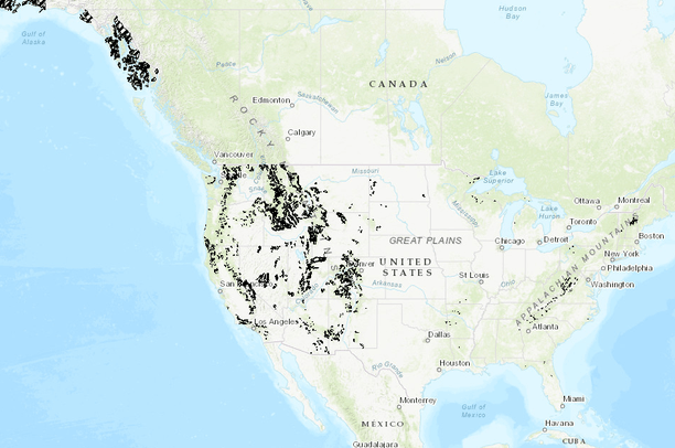 National Inventoried Roadless Areas | Data Basin