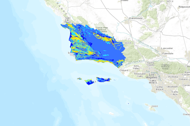 SSURGO Non Irrigated Capability Class, Soils, Santa Barbara County ...