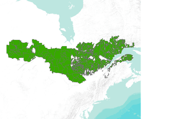 Provincial forest tenures / forest management areas of Ontario and ...