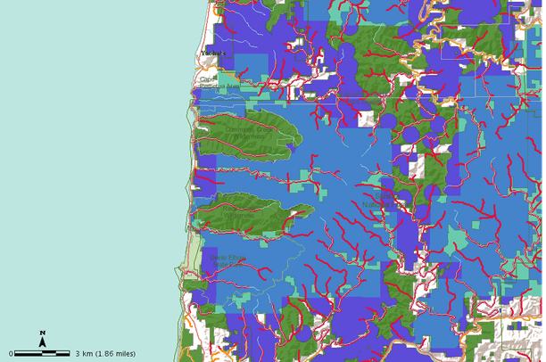 Critical Habitat Along the Oregon Coast | Data Basin