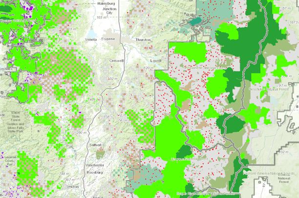 NWFP LUAs and USFS Boundaries | Data Basin