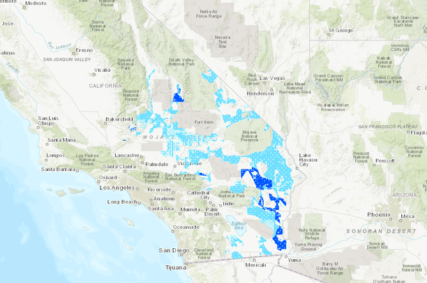 Reserve Design Envelope (ACECs & Wildlife Allocation) on BLM Land, Alt ...