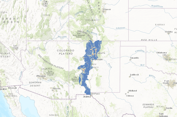 Burn Probability for Fireline Intensity Class 5, predicted for 2050 to ...
